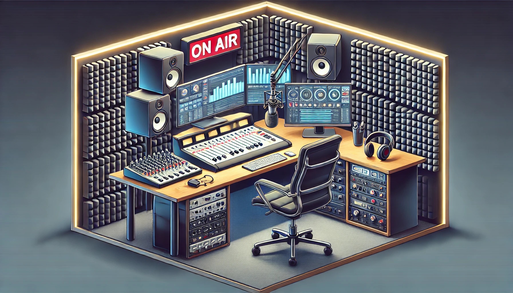 Peralatan Wajib di Ruang Studio Radio Streaming | ArenaStreaming ...